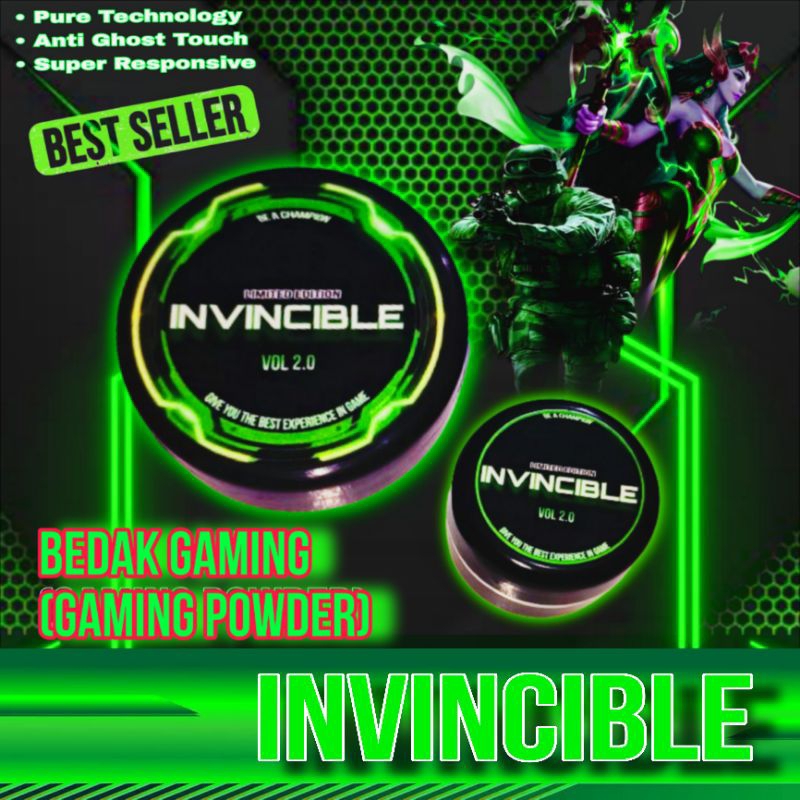 Jual [ Limited Edition ] INVINCIBLE Bedak Gaming/ Gaming Powder Premium ...