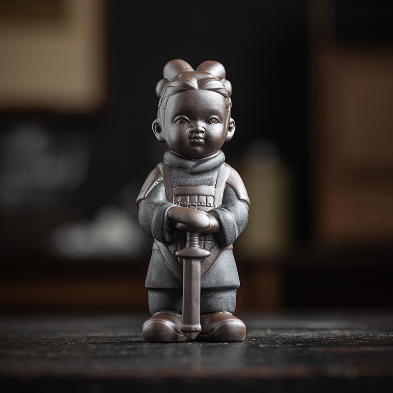 Jual Patung Prajurit Kerajaan Lucu / Terracotta Warrior Figurine 2399 ...