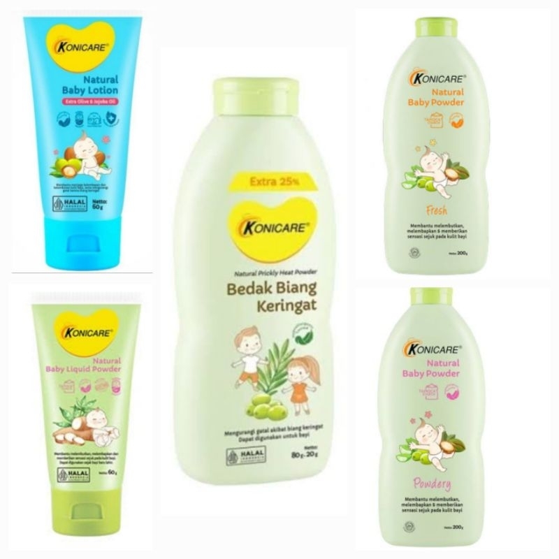 Jual KoniCare Liquid Powder Baby 60gr - Koni Care Baby Liquid Powdery ...