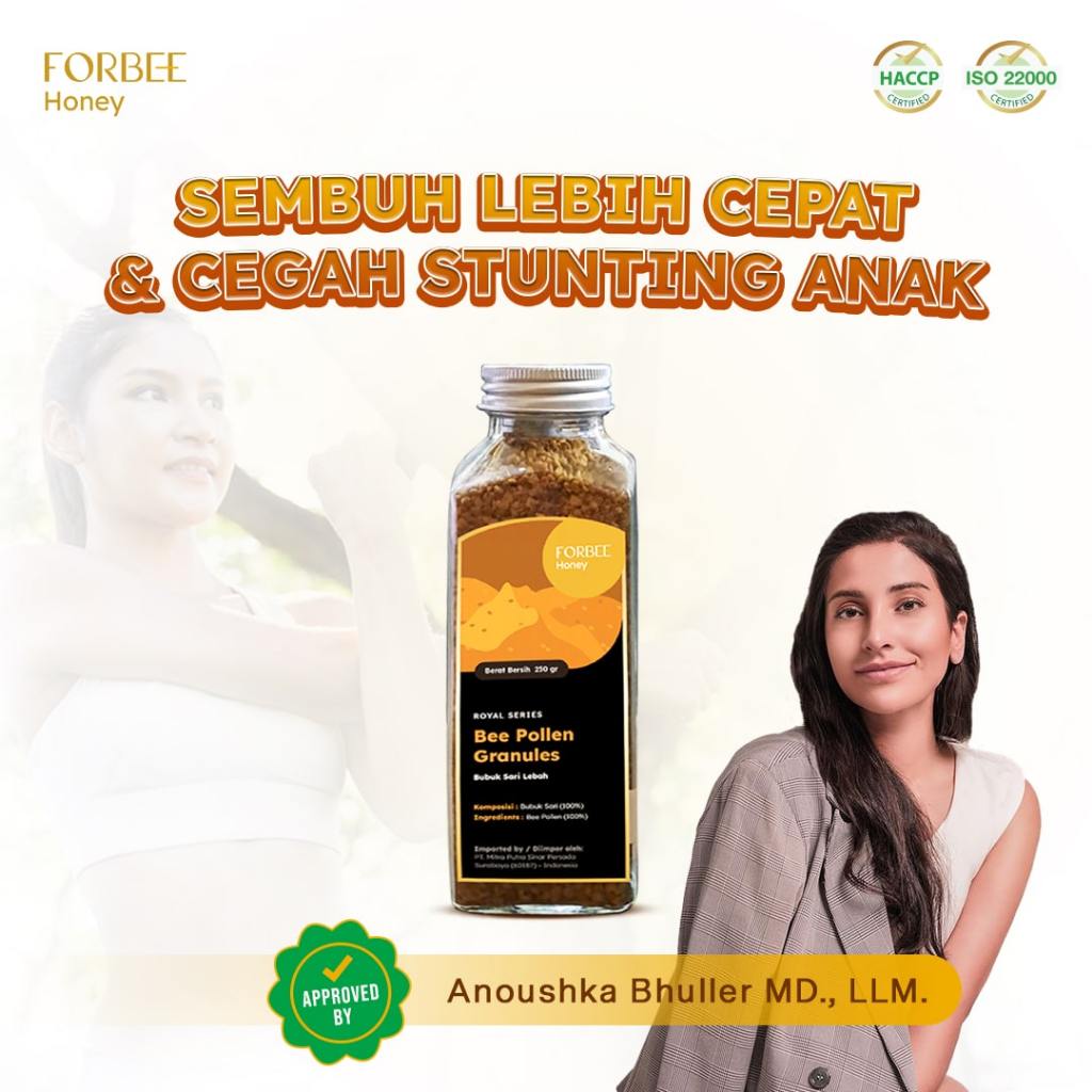 Jual Bee Pollen Forbee Honey 250g | Suplemen Kesehatan & Kecantikan ...