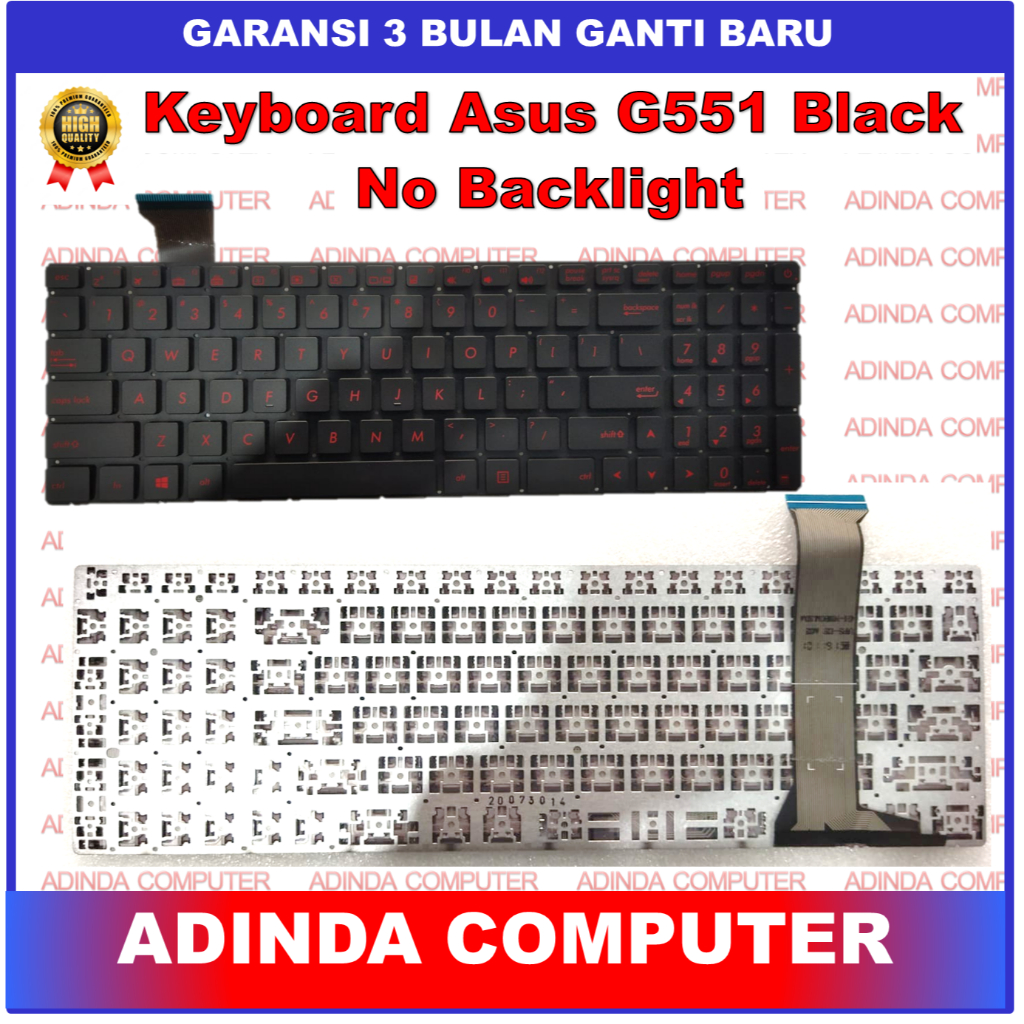 Jual Keyboard Asus ROG G551 G552 GL552V GL552VL GL552VX GL552VW G741 ...