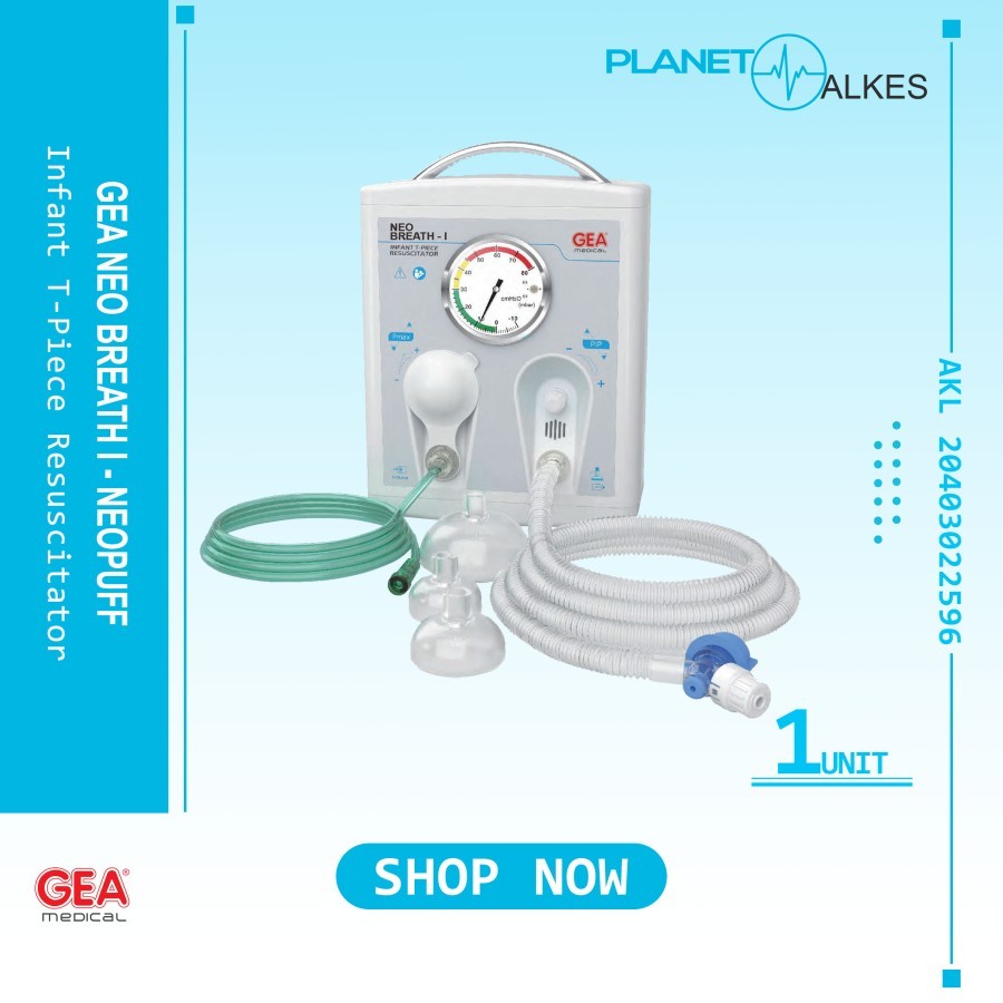 Jual Infant T-Piece Resuscitator / Neopuff GEA Neo-I / Neo Breath I GEA ...