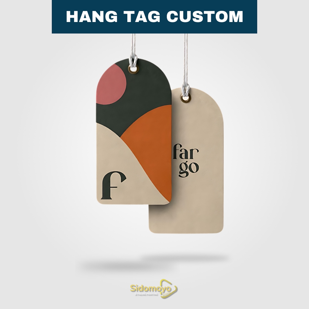 Jual Hang Tag Baju (FREE TEMPLATE DESIGN) Label Baju Cetak Hangtag Baju ...