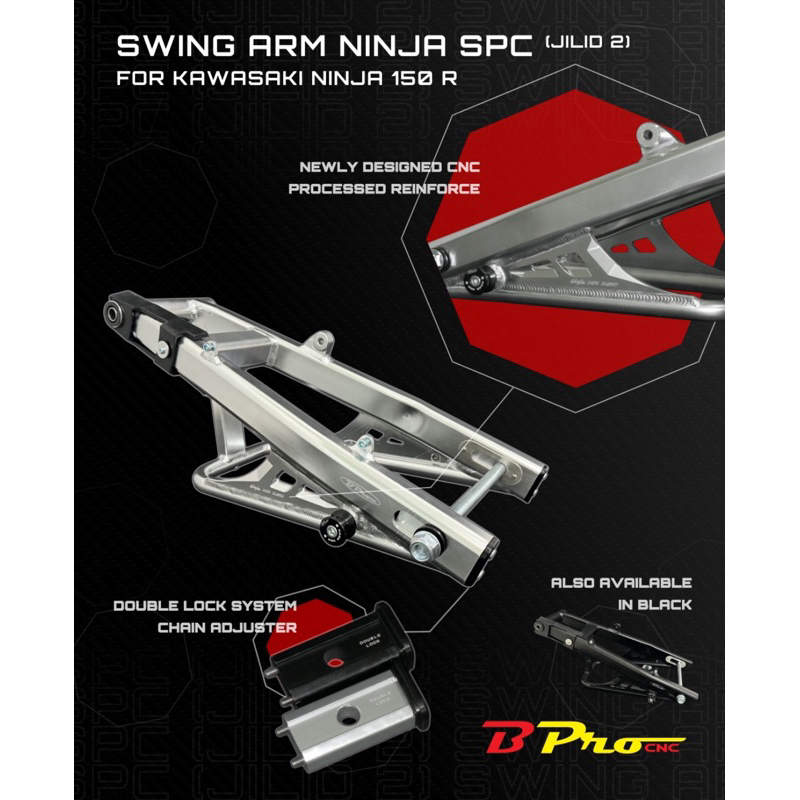 Jual swing arm ninja R SPC2 bpro | Shopee Indonesia