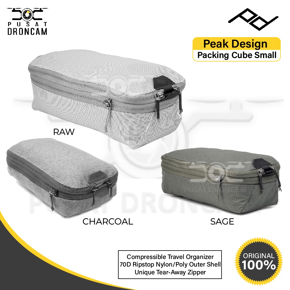 Jual Tas Pouch Peak Design Packing Cube Small Sage Original Resmi ...