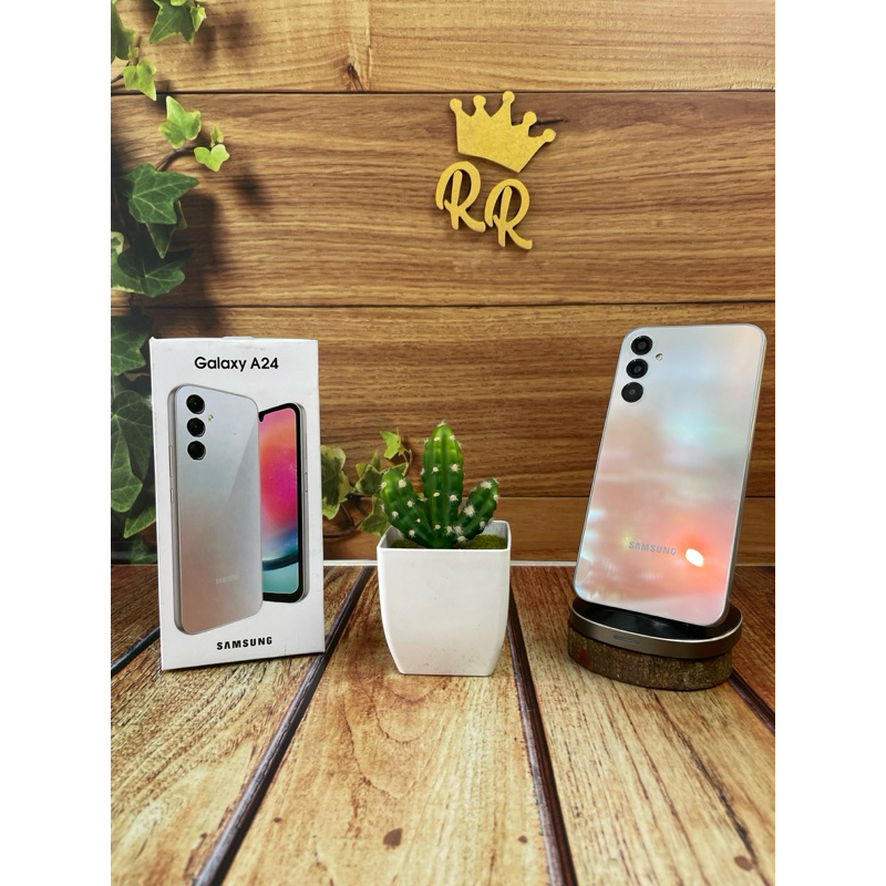 Jual Samsung Galaxy A24 8/128 GB Silver Second Fullset Oem box + ori ...