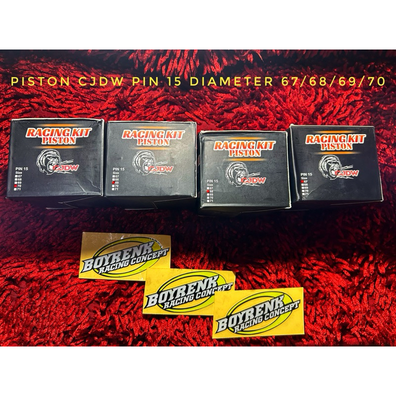 Jual PISTON CJDW PIN 15 CASTING RING RIK HEREX DIAMETER 67/68/69/70/71 CJDW -BOYRENK RACING ...