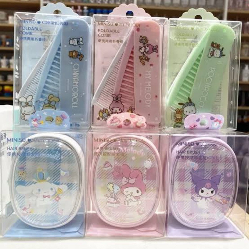 Jual MINISO BALI Sanrio Sisir Kuromi Sisir Hello Kitty Sisir My Melody ...