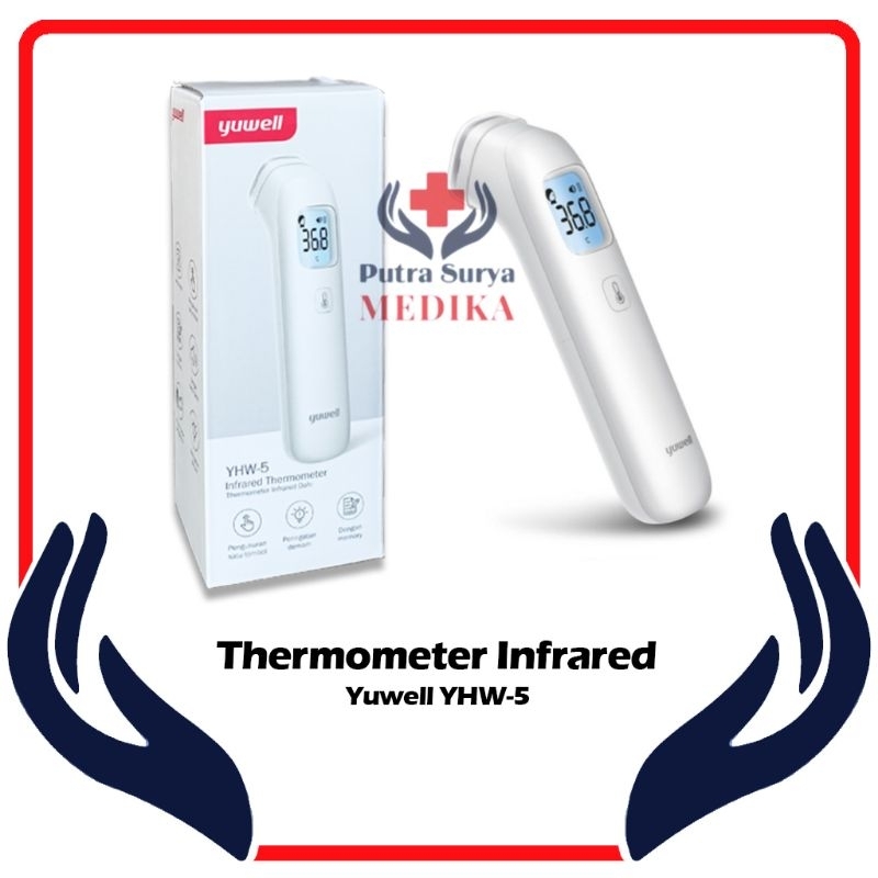 Jual Yuwell Termometer Infrared YHW-5 Thermometer Forehead | Shopee Indonesia