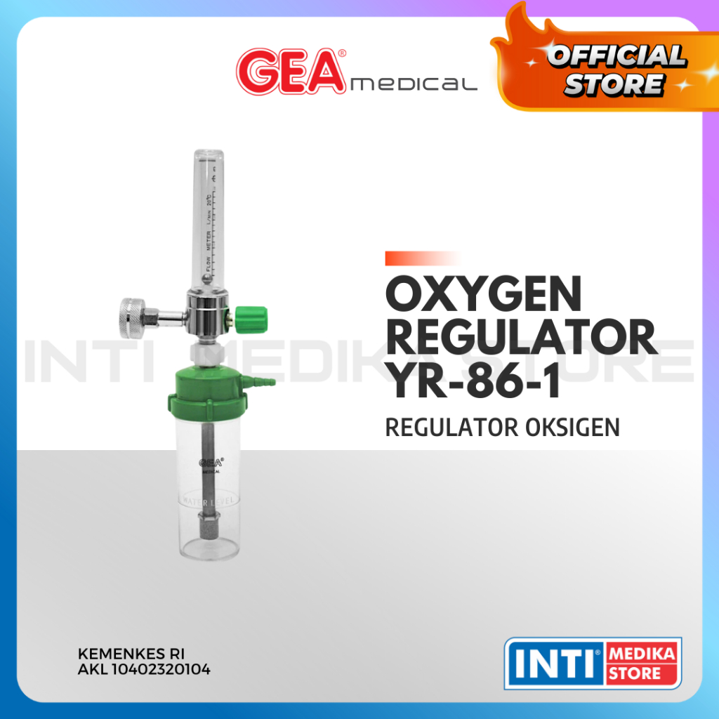 Jual GEA - Medical Oxygen Inhalator Wall YR 86 1 | Regulator Tabung ...