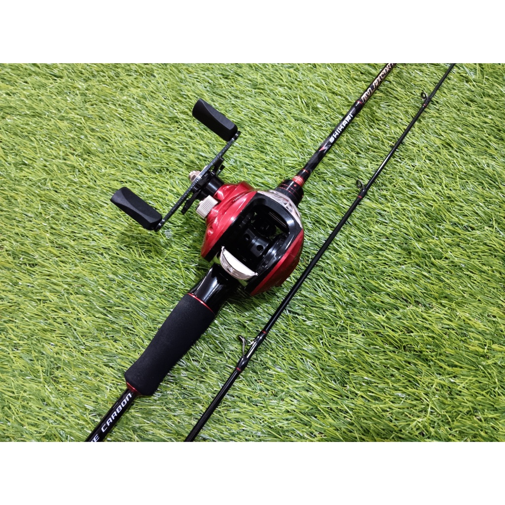 Jual PAKET MURAH JORAN SHIKARI BLACK TOMAN 180CM COMBO REEL SHIKARI ...