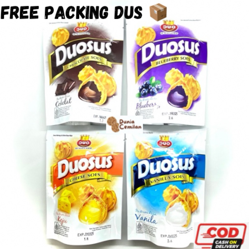 Jual [TERMURAH!] Duosus Soes Chocolate / Blueberry / Vanila 30gr - Kue ...