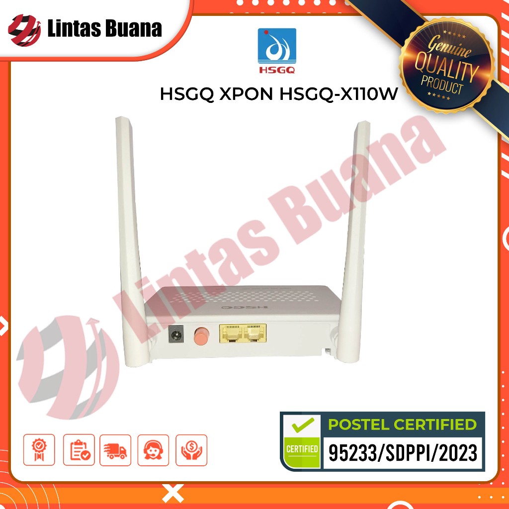 Jual Modem XPON ONU HSGQ-X110W 1GE 1FE 2,4Ghz wifi | Shopee Indonesia