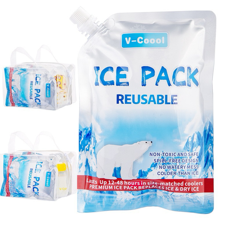 Jual Ice Pack Ice gel tahan 12-48 jam reusable pendingin cooler bag ...