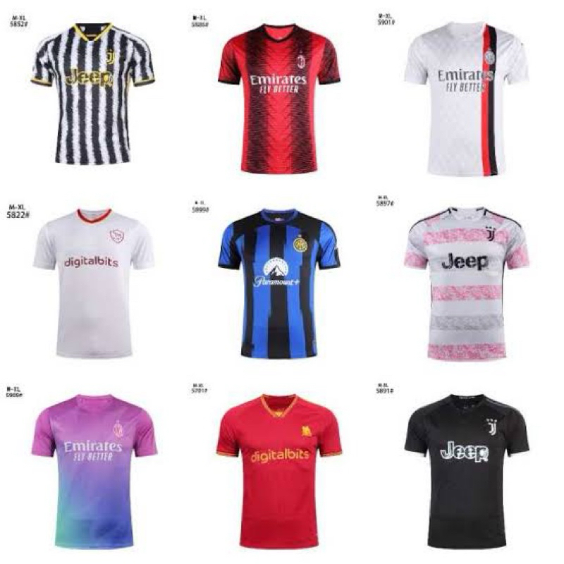 Jual JERSEY BOLA KLUB EROPA IMPORT HOME TERBARU MURAH | Shopee Indonesia