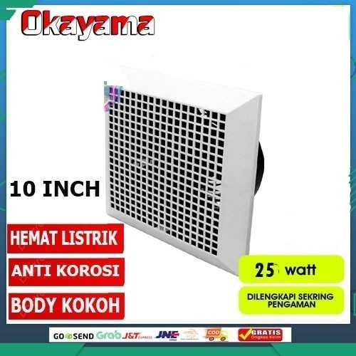 Jual SEKAI MVF-1091 Ceiling Exhaust/Hexos/Heksos Fan Plafon 10" (30 cm Lubang Plafon) Cerobong ...