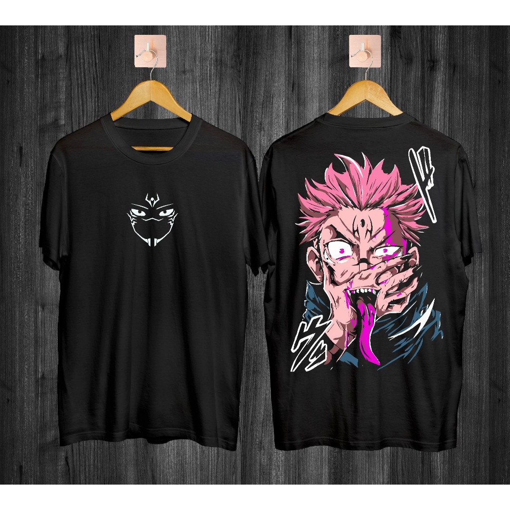 Jual Baju kaos pria distro motif terbaru Gojo Satoru x Yuji Itadori x ...