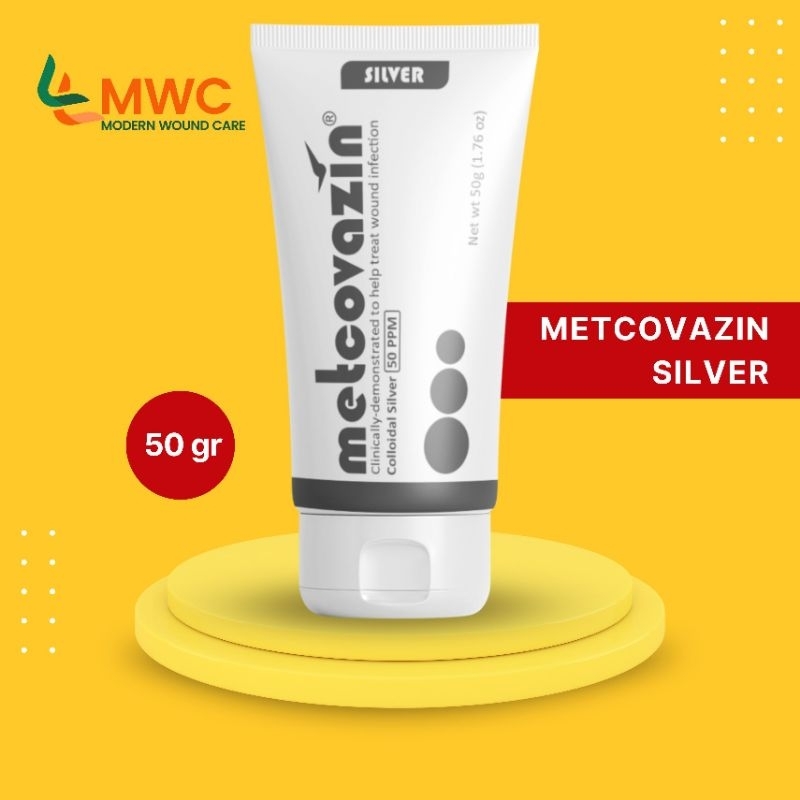 Jual Metcovazin Silver 50 gr | Salep Luka Infeksi | Antiinfeksi | Obat ...