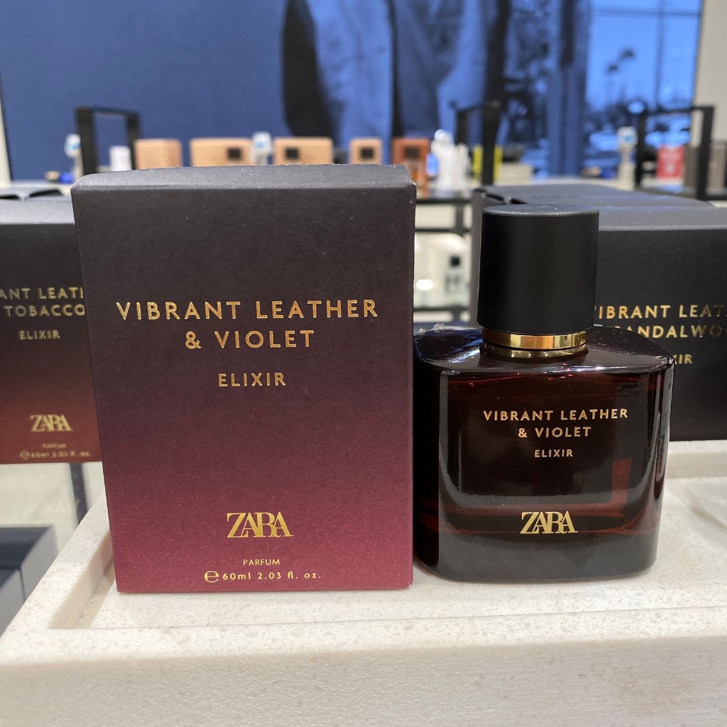 Jual Jastip. Vibrant Leather & Violet Elixir Zara Parfum (Man) | Shopee Indonesia