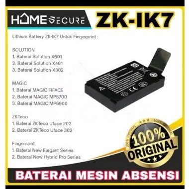 Jual Battery ZK-IK7 Rechargeable Lithium-Ion Polymer Battery 7.4V 2000 ...