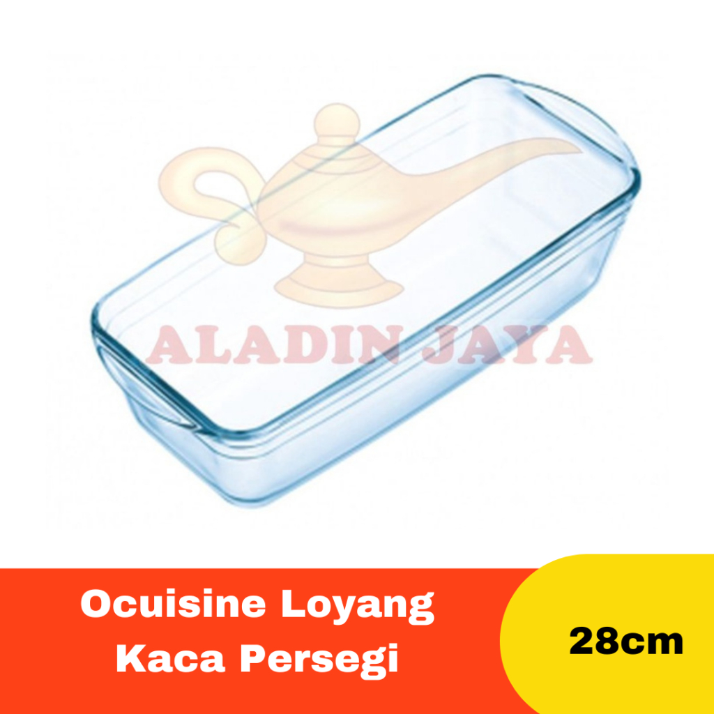 Jual Ocuisine Loyang Kaca Persegi Glass Backing Tray Rectangular ...