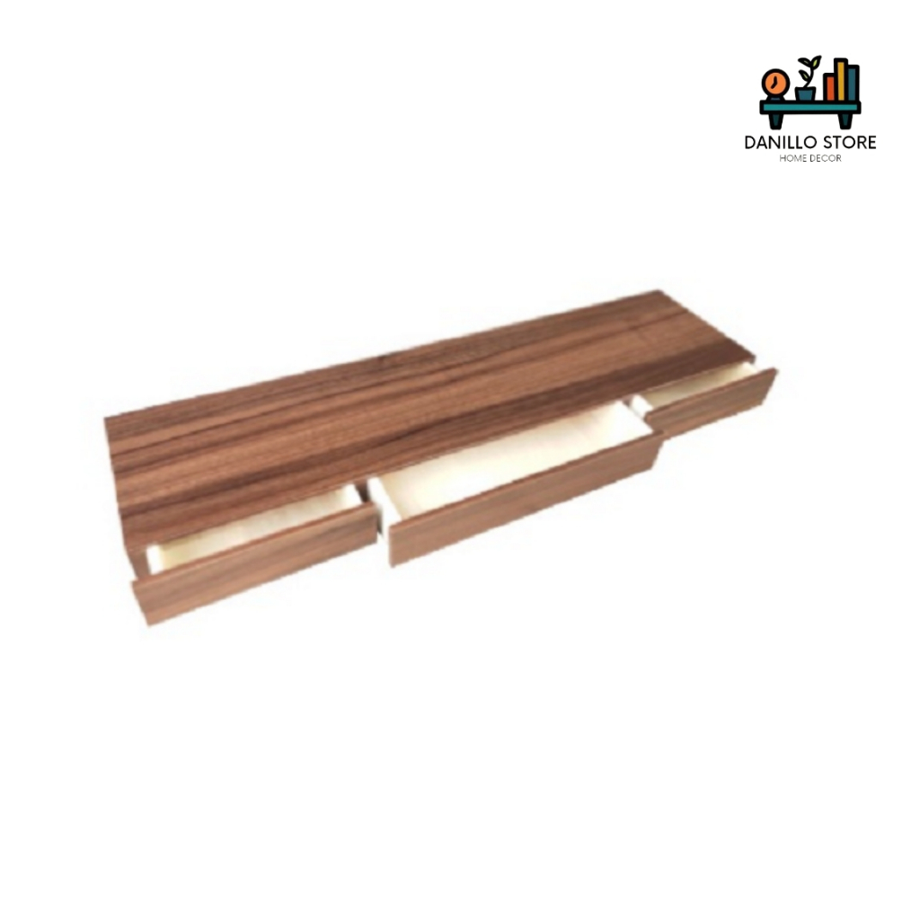 Jual RAK LACI MINIMALIS AMBALAN DINDING TEMPEL SERBAGUNA LACI 3 80 CM ...