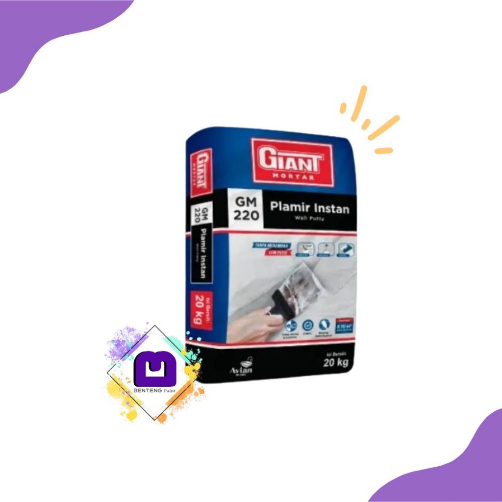 Jual PLAMIR INSTANT (5 KG) AVIAN GIANT MORTAR 220 | Shopee Indonesia