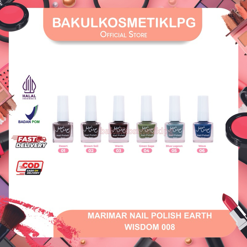 Jual MARIMAR NAIL POLISH EARTH WISDOM 008 | Shopee Indonesia