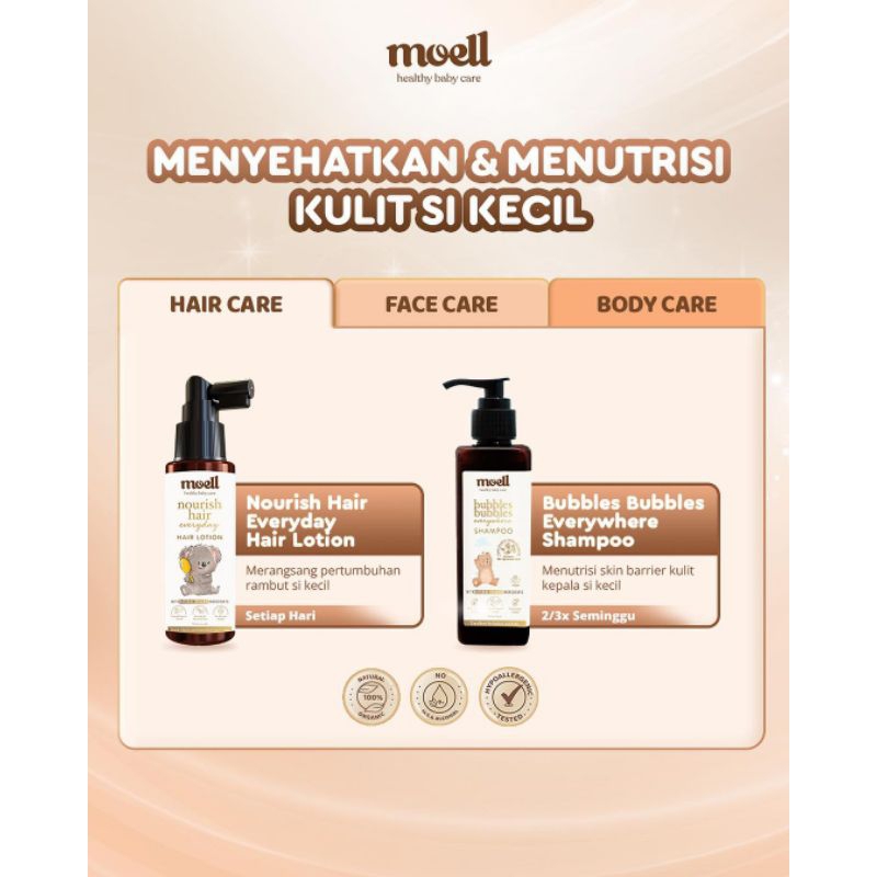 Jual Moell Shampoo | Moell Hair Lotion | Moell Body Wash | Moell ...