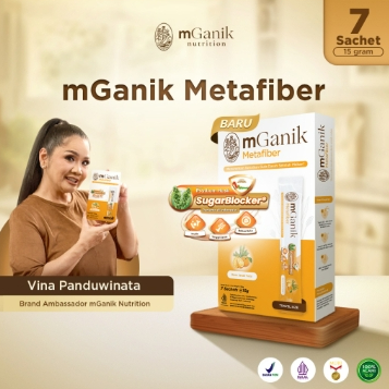Jual mGanik Metafiber 7 Sachet Yuzu - Suplemen Serat Diabetes Herbal ...