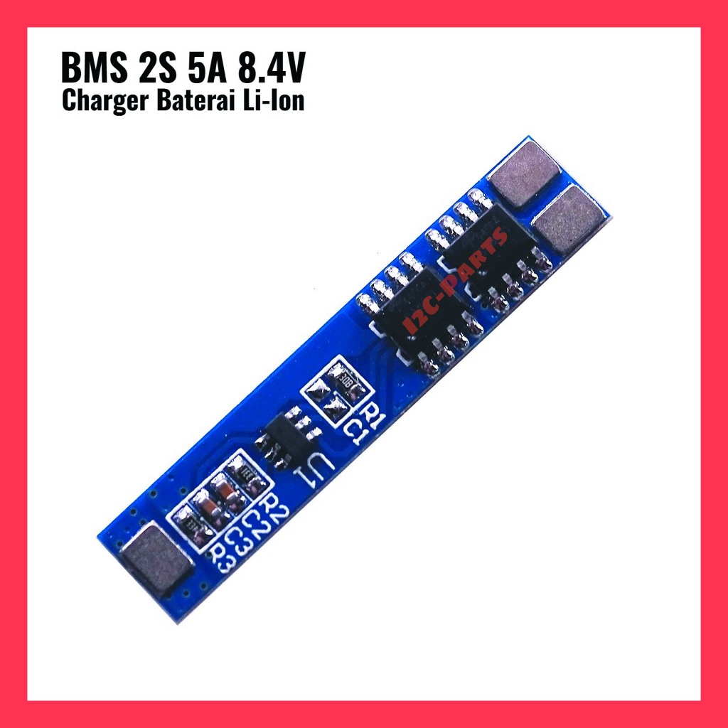 Jual BMS 2S 5A 18650 Baterai Lithium 7.4V 8.4V Battery Protection ...