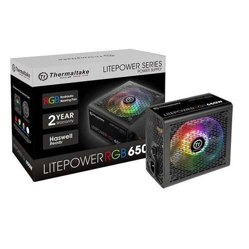 Jual Power Supply ThermalTake Lite Power 650Watt RGB - PSU ThermalTake ...