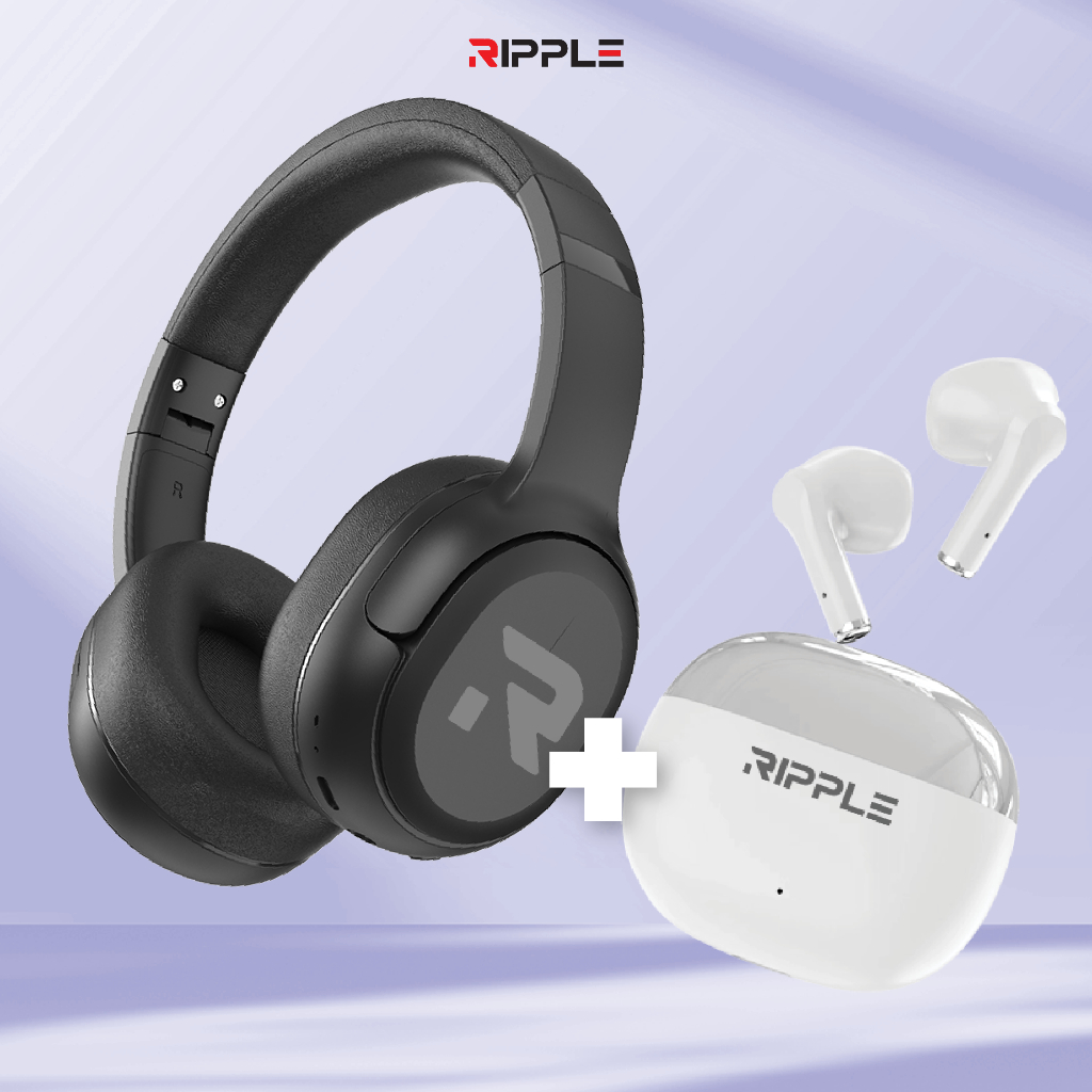 Jual Special Promo Bundle RIPPODS RHB A005 Headphone + Rippods True ...