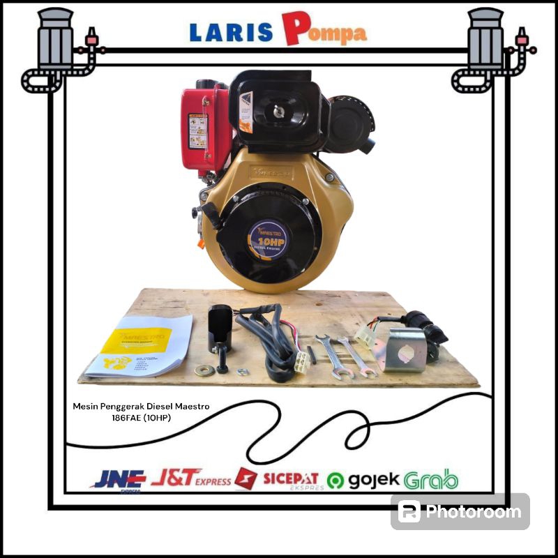 Jual Mesin Penggerak Diesel Maestro 186FAE 10HP (Stater) | Shopee Indonesia