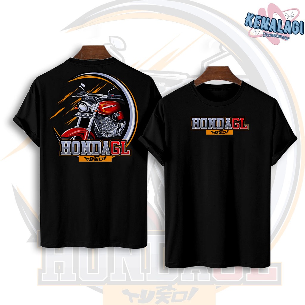 Jual Kaos Honda GL100 - Kaos Katun Combed - Kaos Motor Terlaris - Kaos Club Motor - Kaos Honda ...