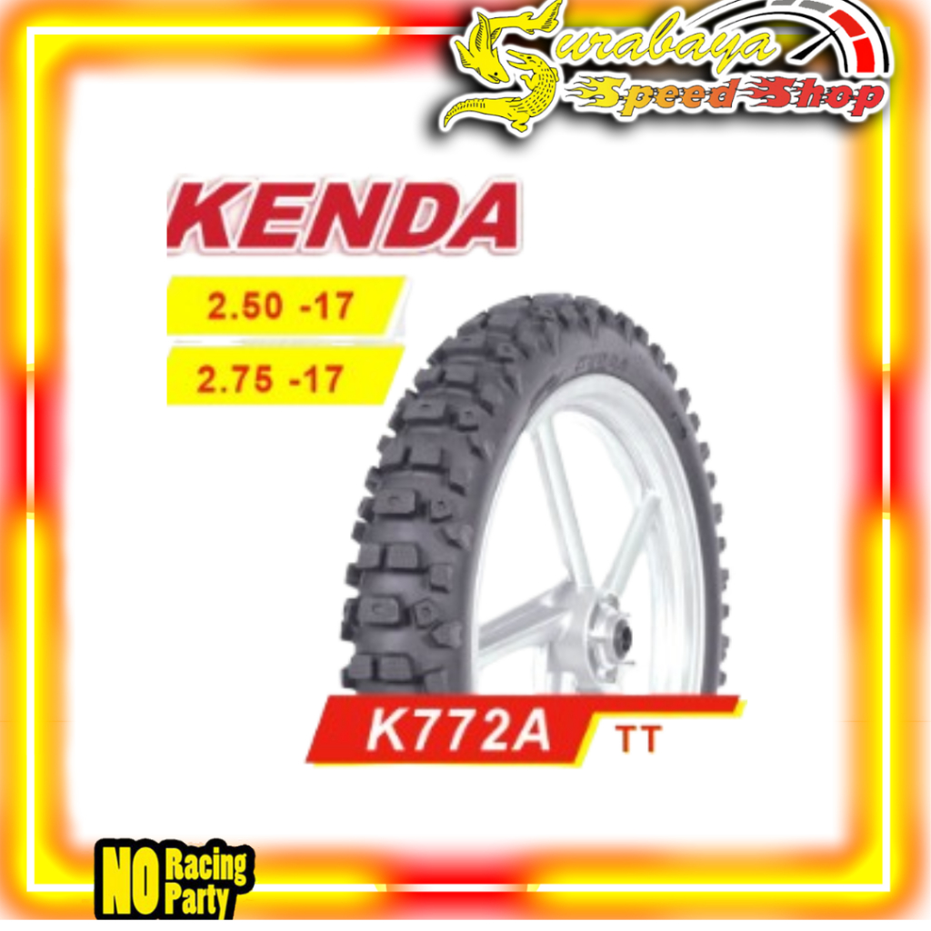 Jual Ban Trail Luar Motor Kenda K772A Tube Type Ukuran 2.50 2.75 3.00 ...