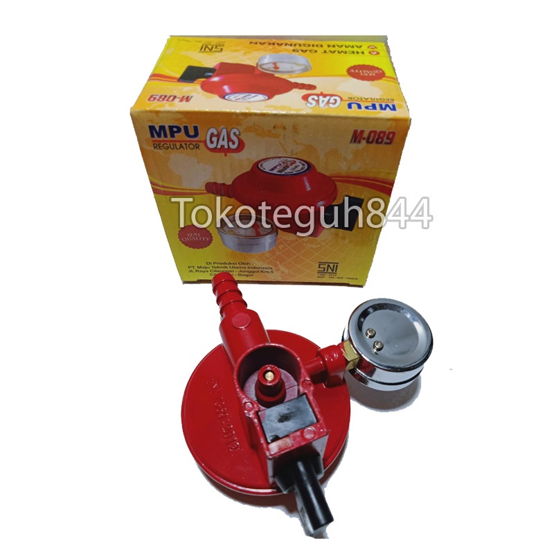 Jual MPU Regulator Gas LPG M - 089 ( Warna Merah ) | Shopee Indonesia