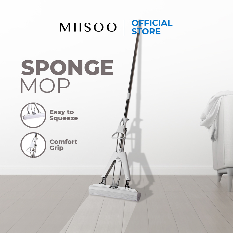 Jual MIISOO Kain Pel Lantai Sponge Mop Karet Ultra Mop 28cm Pel Spons ...