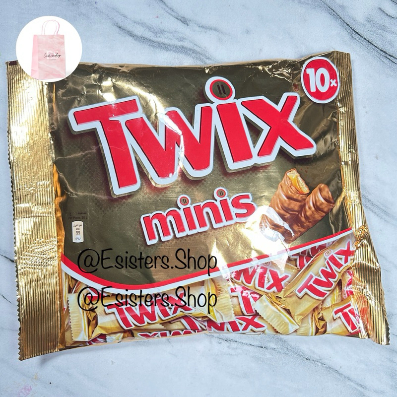 Jual Twix Chocolate Caramel Crunch Biscuit / Cokelat Twix Minis Coklat ...