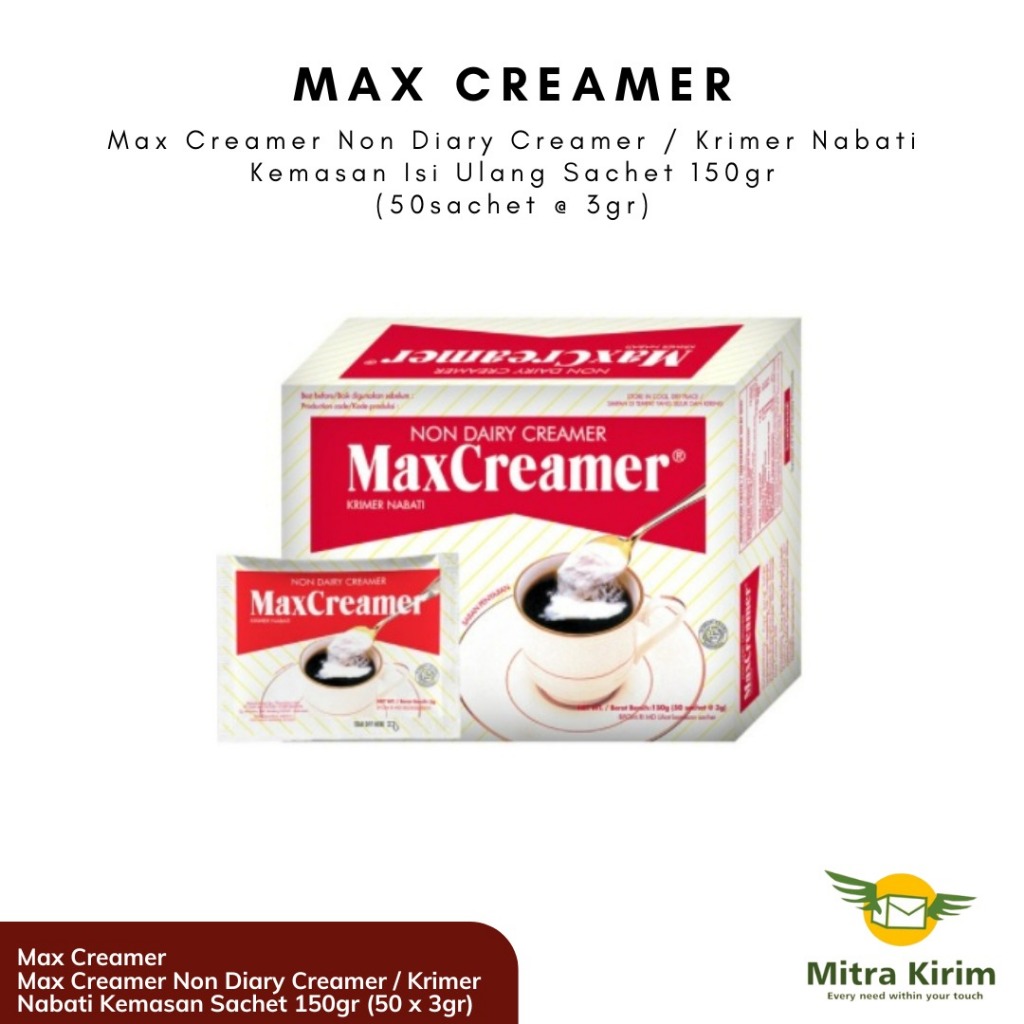 Jual Max Creamer 3 Gr Per Box isi 50 Pcs | Shopee Indonesia