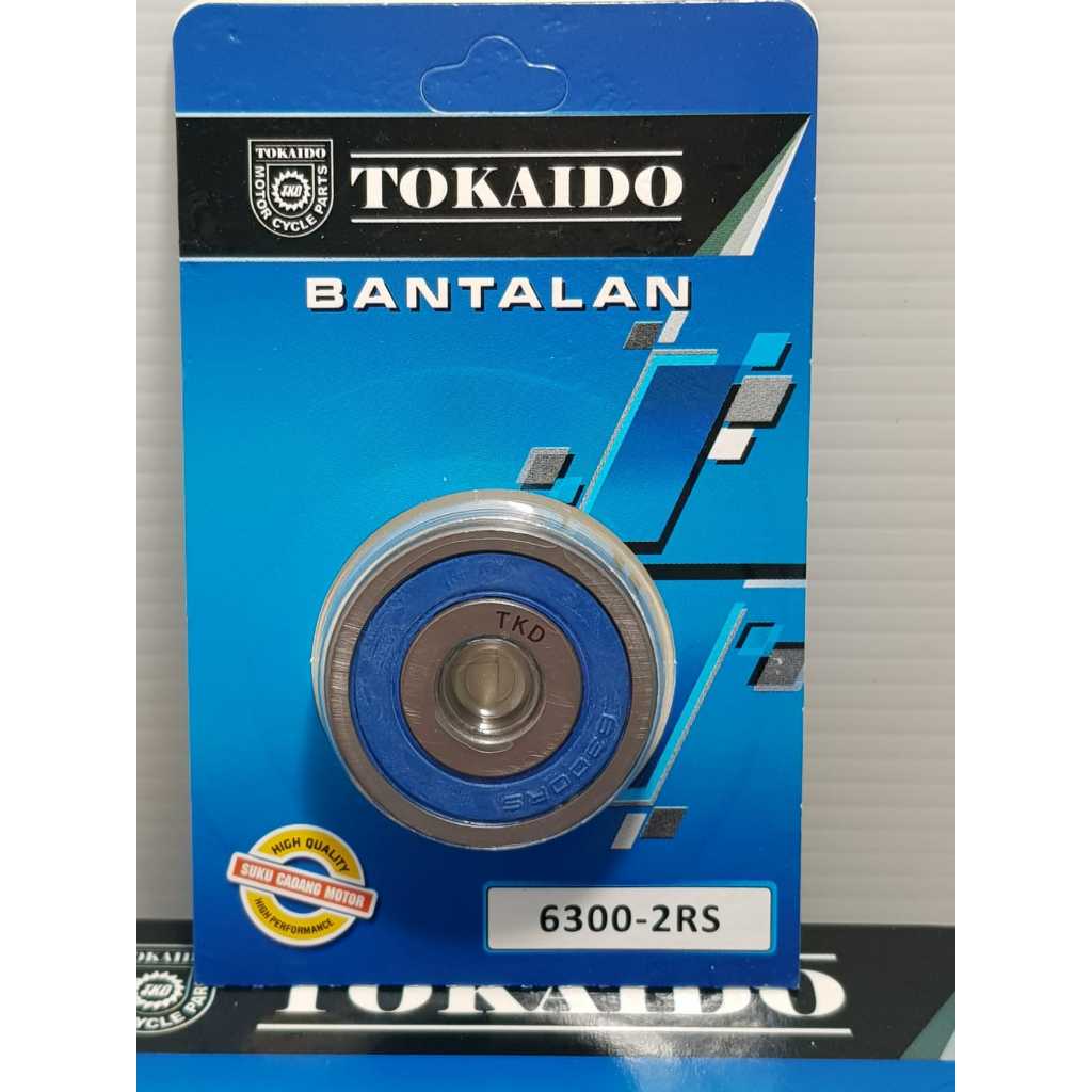 Jual TOKAIDO Bearing Laher 6300 2RS Bantalan Roda Depan Belakang ...
