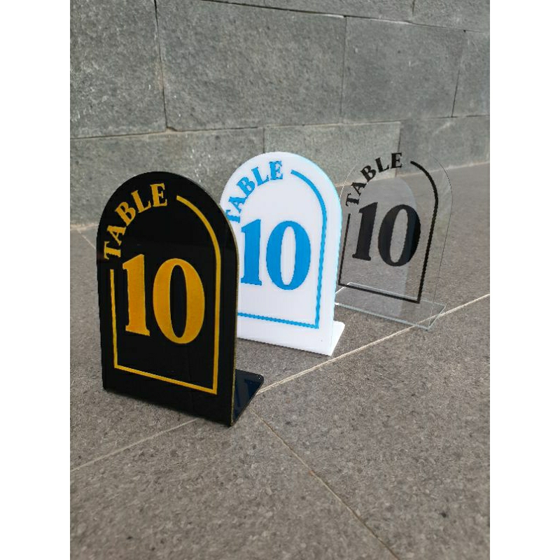 Jual NOMOR MEJA AKRILIK/NOMOR MEJA CAFE/NOMOR MEJA CUSTOM/NOMOR MEJA ...