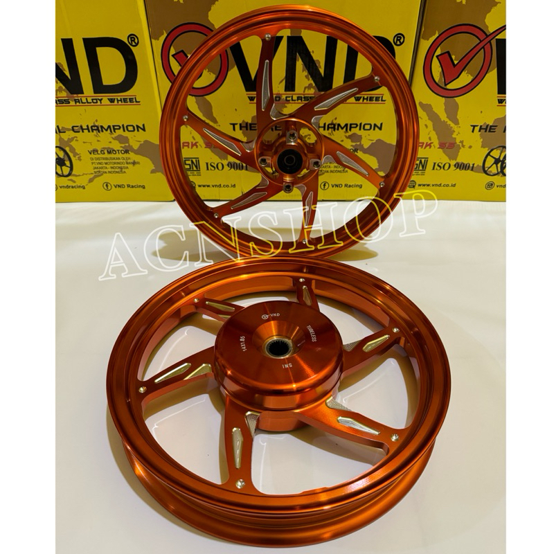 Jual Velg Racing Vnd Six Star V2 1.60x14 1.85x14 Beat Scoopy Genio Vario 110 Vario 125/ Vario ...