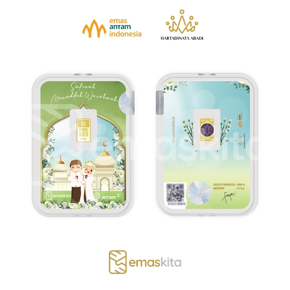 Jual ART W37U Logam Mulia Antam x Hartadinata Wedding Samawa ...