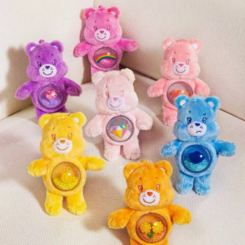 Jual POPMART Care Bears Cozy Life Plushie Key Chain | Grumpy Bear ...