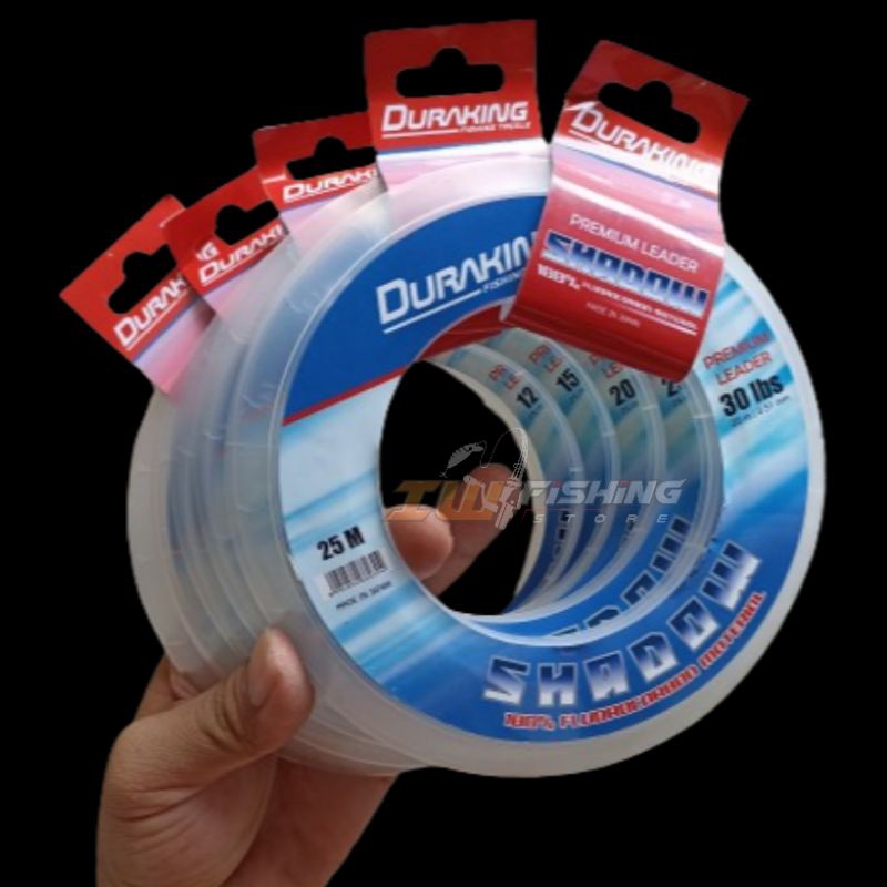 Jual Senar shock leader duraking shadow 1 gulung 25 meter ukuran 12 lbs ...