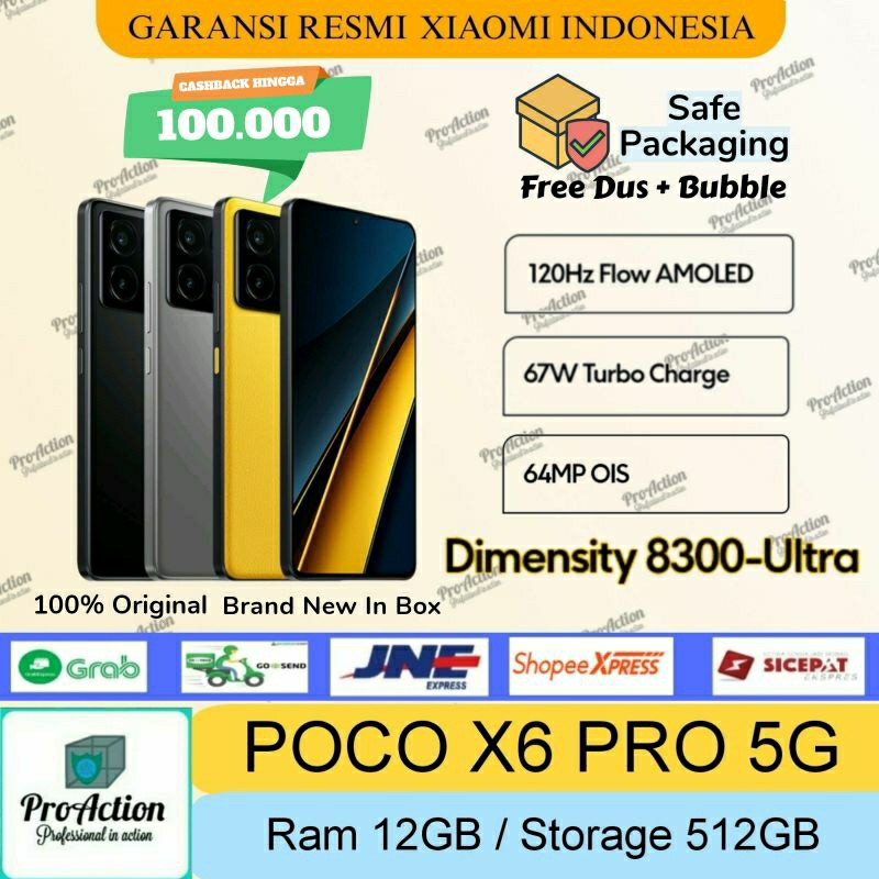 Jual POCO X6 PRO 5G RESMI | Shopee Indonesia