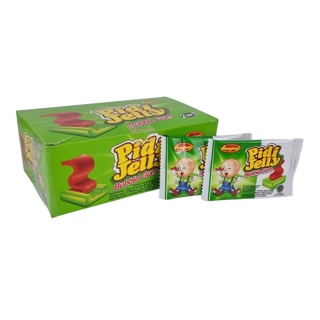 Jual PIDI JELLY BUBBLE GUM BOX ISI 30 | Shopee Indonesia