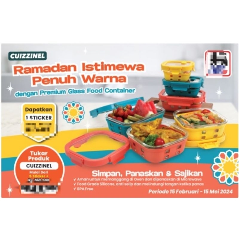 Jual Cuizzinel food Container with Silicone Sleeve | Shopee Indonesia
