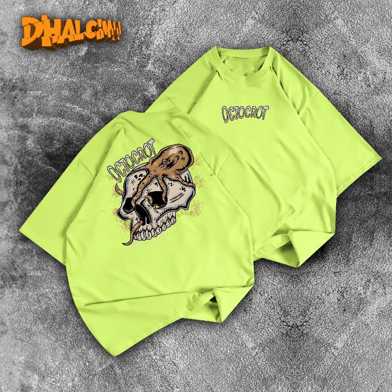 Jual KAOS DISTRO OCTOCROT ORIGINAL DHALCIM FUL COTTON 24S TEBAL, KAOS ...